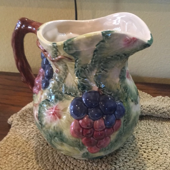 Accents | Ceramic Water Pitcher | Poshmark